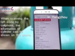 Cylinder barcode tags widely use in China