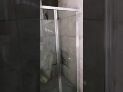5mm Clear Glass Folded Door Shower Screen