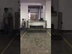 Carga/que descarga de Warehouse la elevación del muelle, la barandilla 1000m m para el equipo de dirección o la carretilla elevadora hidráulica