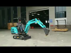 Ajardinando 20Mpa 9.6KN 1.6T 0.04m3 Mini Wheel Excavator
