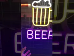 Beer neon sign