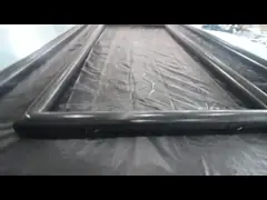 China Custom Logo 5x3m Water Containment Mat Car Wash for sale