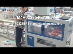 pe pipe threading machine