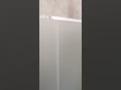 6mm frost glass sliding door shower enclosure