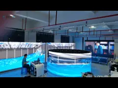 Curved Indoor LED Video Wall P2.9 P3.9 LED Screen for Trade Show/ 4s Shop