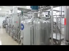 Leche pasterizada que revuelve la línea de transformación del yogur 5000LPH