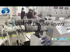 20mm Double layers pe production line