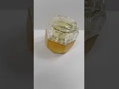 Cosmetic Glass Cream Jar For Packaging Straight Round Shaped