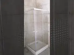 5mm Gradient Sqaures glass shower  enclosure