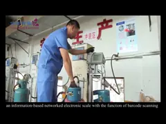 Système de piste ex de cylindre de gaz de la preuve ATEX de scanner de PDA