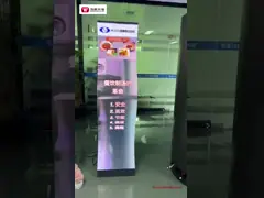 Manifesto curvo dell'interno senza cuciture mobile di HD P3 LED
