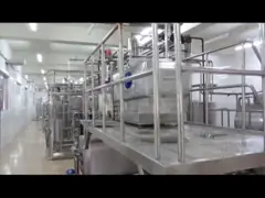 반 자동적인 땅콩 우유 생산 선/간장 우유 식물 1000-5000LPH