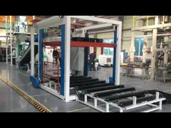Full automatic fertilizer bagging palletizing line