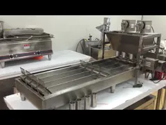 large capacity 4 rows automatic doughnut making machine