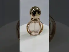 Cosmetic Glass Foundation Bottles With Silver Pump For Makeup Packaging