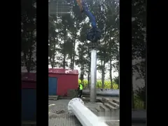 Monopole Steel Tower Single Tube Installation Video