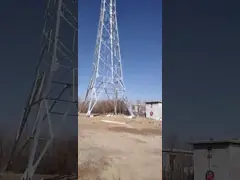 Free Standing  4 Leg Tower For Telecommunication  Hot-Dip Galvanized