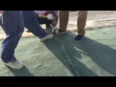 Rotoli di stoffa per tappetini in cemento di colore grigio per la protezione dei pendii e il rivestimento dei fossati