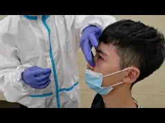 Nasal Sample Collection for PCR and Rapid Test