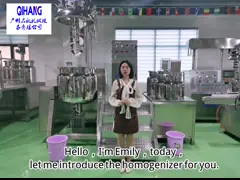 Vacuum emulsifier mixing pot
