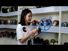 Introduction of single ball bearing red pvc medium duty casters