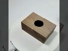 エヴァの挿入物のブラウンの木のギフト用の箱の包装