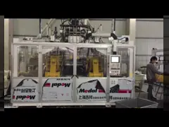 China 6 Cavity Heads HDPE Blow Moulding Machine , PE PP Blow Moulding Machine for sale