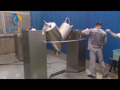 Large Capacity Powder Mixing Machine V Shape Auto Positioning