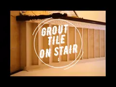 #HOW TO GROUT DIY Tile Grouting For Stairs