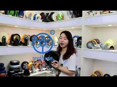 Introducción de ruedas de poliuretano verde de hierro fundido de uso pesado (Einführung von polyuretano grünen Rädern aus geschmolzenem Eisen für den schweren Gebrauch)