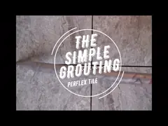 Only Three Step To Finish Easy Grouting Job By Perflex Tile Grout
