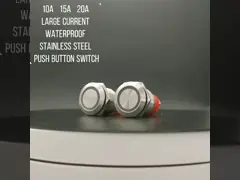 10A 15A 20A Large Current Metal Push Button Switch