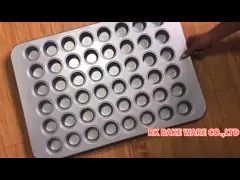 Glazed Aluminized Steel Mini Muffin Pan-17 7/8