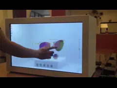 New Style 43 inch Interactive Transparent LCD Display Case with 1920x1080 Resolution