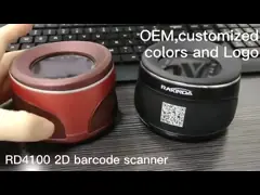 Pantalla de teléfono de escritorio PDF417 Escaner de código de barras QR para pagos en línea Negro