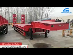 70 Tons Low Bed Semi Trailer