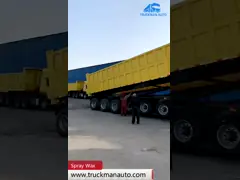 Dump Trailer Spray Wax Video