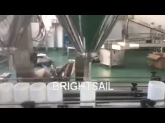 Auger Screw Powder Filling Machine Touch Screen For Bottles