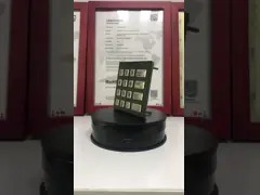 16 Key Black Stainless Steel Metal Keyboard For Vending Machine