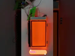 El contraluz anaranjado 128x64 LCD de la exhibición transmisiva del módulo de FSTN ST7565P puntea