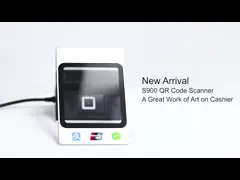 China Desktop Payment HID KBW QR Square Box Code Scanner Alipay 2D Code Reader for sale