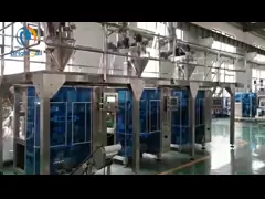 Food Powder Filling Packing Machine Three Phase Pneumatic Control