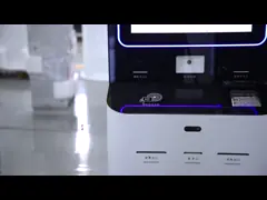 China RFID Medical Card Reader Lab Reports Printer QR Scanner Credit Card Reader Self Service Kiosk For Hospital for sale