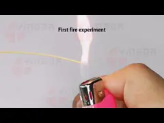 Flame retardant experiment