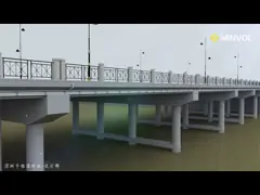 Real case demonstration of bridge installation