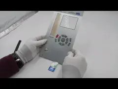 silver color high-voltage inverter membrane switch keypad