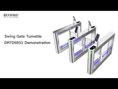 Our factory used turnstile swing gate with stainless steel arm