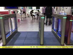 Outdoor usage SUS304 brushless motor swing gate turnstile