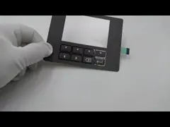 big window matte PET membrane switch keyboard