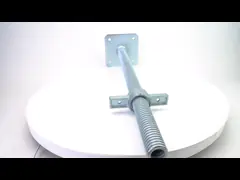 China Adjustable Screw 26mm Scaffolding Base Jacks With Swivel Base Plate for sale